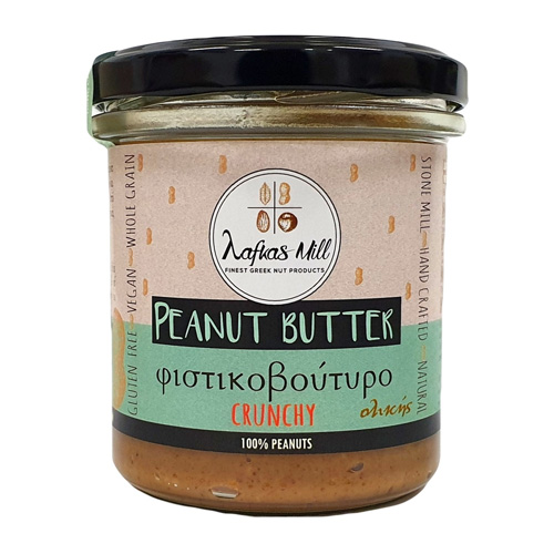 Φυστικοβούτυρο crunchy 300gr | Olea Natura