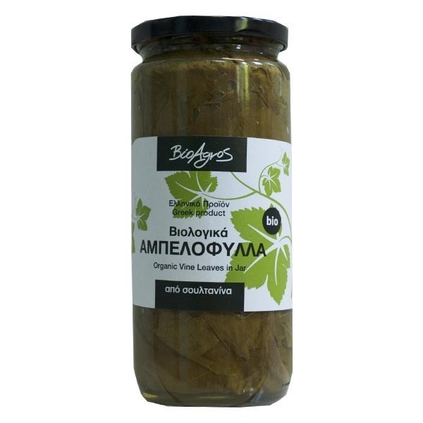 Αμπελόφυλλα Βιολογικά από Σουλτανίνα 420gr Βιοαγρός | Olea Natura