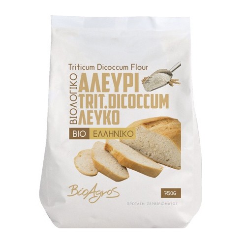 Αλεύρι από Δίκοκκο Σιτάρι Ολικής Βιοαγρός 1kg | Olea Natura